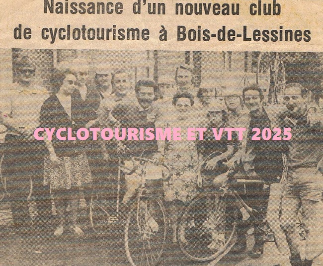 CETTE PAGE CONTIENT LE CYCLOTOURISME ET LE VTT POUR 2025. – "LESSINES ...